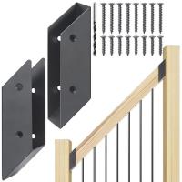 China 45° Stair Angle Stainless Steel Deck Railing Brackets Connectors for 2