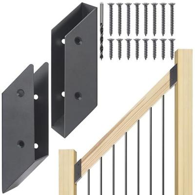 China 45° Stair Angle Stainless Steel Deck Railing Brackets Connectors for 2