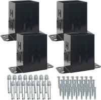 China Fence Post Anchor Decking Post Base for Deck Porch Railing Support Trim for Fencing Trellis & Gates for sale