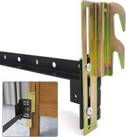 China  #711 Bed Frame Bolt On to Hook On Conversion Brackets for Headboard or Footboard, Hook on Bed Rails Brackets, Extra Heavy Duty Hook Plate Adapter for sale