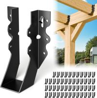 China 2x6 Joist Hanger LU26 18 Gauge Double Shear Face Mount Joist Hanger Hurricane Ties for Rafters Tie Brackets Great for Floor Deck and Ceiling Joists for sale