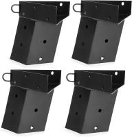 China Heavy-Duty 4x4 Deer Stand Bracket with Compound Angle Design for Hunting Platforms and Metal Timber Connectors for sale