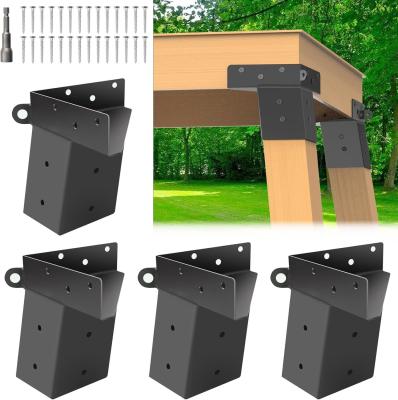 China 4x4 Steel Deer Stand Brackets For Outdoor Hunting Platform Elevated Deer Blind Bracket for sale
