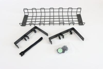 China Adjustable No-Drill Under Table Wire Mesh Cable Tray for Easy Cable Management for sale