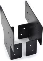 China Heavy-Duty Steel Adjustable Post to Beam Connector for 6 x 6 Post Roof Tie Bracket and Timber Joist Anchor for sale