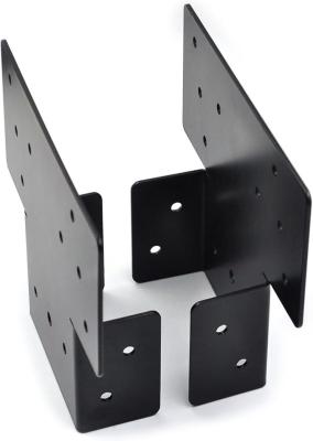 China Heavy-Duty Steel Adjustable Post to Beam Connector for 6 x 6 Post Roof Tie Bracket and Timber Joist Anchor for sale