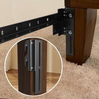 China #711 Bed Frame Bolt On to Hook On Conversion Brackets for Headboard Footboard Hook on Bed Rails Brackets for sale