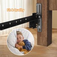 China #711 Bed Frame Bolt On to Hook On Conversion Brackets for Headboard Footboard Hook on Bed Rails Brackets for sale