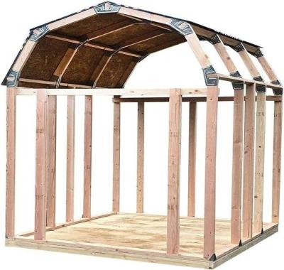 China Instant Barn-Style Shed Kit with Peak Roof – Custom DIY Storage Shed & Garage Framing System for sale