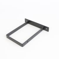 China Heavy-Duty Metal Triangle Wall Mounted Shelf Brackets, Black Powder Coated Industrial Grade Iron Shelf Supports for Wood Scaffold Boards for sale