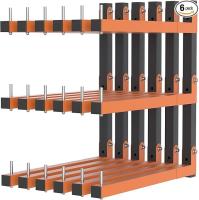 China Lumber Rack Wall Mount, Lumber Storage Rack, Heavy Duty Wood Storage Racks with 9-Level System for sale