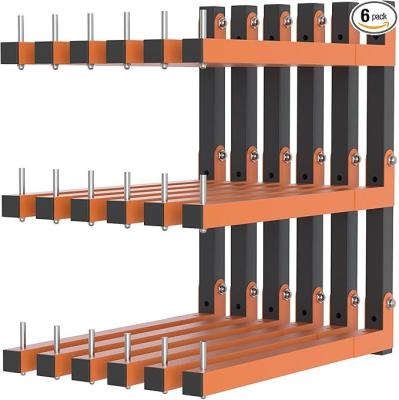 China Lumber Rack Wall Mount, Lumber Storage Rack, Heavy Duty Wood Storage Racks with 9-Level System for sale