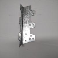 China Heavy Duty Galvanized Steel 90 Degree Angle Bracket with 5000 lbs Load Capacity for Structural Reinforcement for sale