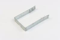 China Galvanized Steel Truss Nail Plate, U-Shaped Timber Connector Bracket for Roof Truss & Wooden Framing for sale