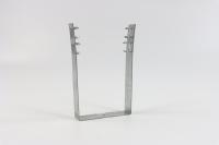 China Galvanized Steel Truss Nail Plate, U-Shaped Timber Connector Bracket for Roof Truss & Wooden Framing for sale