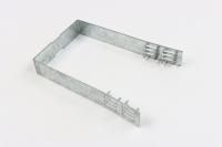China Galvanized Steel Truss Nail Plate, U-Shaped Timber Connector Bracket for Roof Truss & Wooden Framing for sale