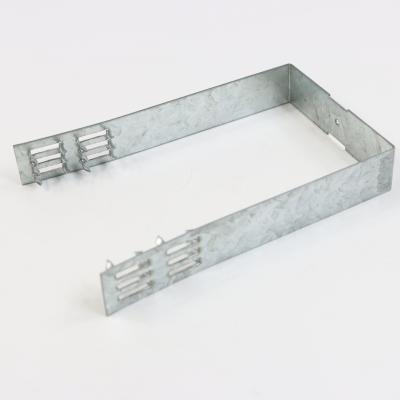 China Galvanized Steel Truss Nail Plate, U-Shaped Timber Connector Bracket for Roof Truss & Wooden Framing for sale