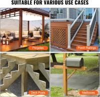 China Stainless Steel Adjustable Post Anchor Bracket Adjustable Post Base for Pavilion Deck Porch Handrail Railing Support Decorative Anchor Plate for sale