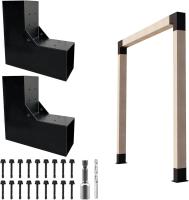 China 2-Way Pergola Brackets Kit DIY L-Shaped Woodwork Brackets for 4