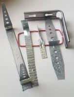China Galvanized Steel Wall Tie with Zinc Coated Finish and Pre-punched Fixing Holes for Timber Connector for sale