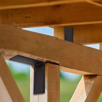 China Strong Wide Corner Braces, Industrial L Shape Angle Brackets, 90 Degree Metal Shelf Support Brackets for sale