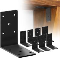 China Strong Wide Corner Braces, Industrial L Shape Angle Brackets, 90 Degree Metal Shelf Support Brackets for sale