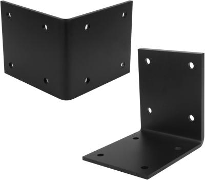 China Heavy Duty Steel Ll Right Angle Bracket, 6x6 Steel Corner Brackets for Wood Shelves for sale