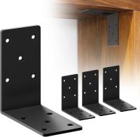 China Heavy Duty Steel Ll Right Angle Bracket, 6x6 Steel Corner Brackets for Wood Shelves for sale