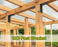 China L Brackets for Shelves Fence Pergola Brackets Angle Bracket for Post Wood for sale