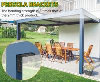 China L Brackets for Shelves Fence Pergola Brackets Angle Bracket for Post Wood for sale