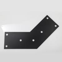 China 4 PCS 135 Degree Carbon Steel Flat Brackets, 9