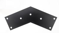 China 4 PCS 135 Degree Carbon Steel Flat Brackets, 9