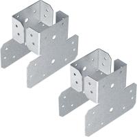 China 4 Pcs 4x4 T Shaped Post to Beam Connector, Adjustable Pergola Cap Bracket for Wood, 16 Gauge for sale