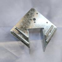 China DX51D-Z275 Galvanized Steel Hurricane Clip 1.2mm Thickness Roof Hurricane Bracket 135*135*40mm Wind Resistant Roof Clamp for sale