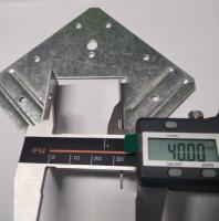 China DX51D-Z275 Galvanized Steel Hurricane Clip 1.2mm Thickness Roof Hurricane Bracket 135*135*40mm Wind Resistant Roof Clamp for sale