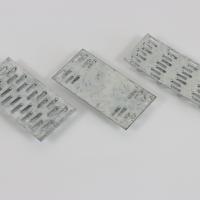 China DX51D-Z275 Galvanized Steel Gang Nail Plate 1mm Thick with 8mm Tooth Depth for Structural Truss Connection for sale