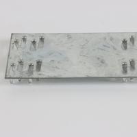 China DX51D-Z275 Galvanized Steel Gang Nail Plate 1mm Thick with 8mm Tooth Depth for Structural Truss Connection for sale