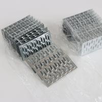 China DX51D-Z275 Galvanized Steel Gang Nail Plate 1mm Thick with 8mm Tooth Depth for Structural Truss Connection for sale
