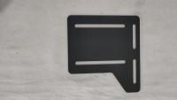 China Heavy Duty Q235 Carbon Steel Headboard Hook Plate with 2.5mm Thick Slotted Adjustable Holes Bed Frame Connector Bracket for sale