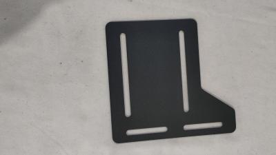 China Heavy Duty Q235 Carbon Steel Headboard Hook Plate with 2.5mm Thick Slotted Adjustable Holes Bed Frame Connector Bracket for sale