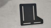 China Heavy Duty Q235 Carbon Steel Headboard Hook Plate with 2.5mm Thick Slotted Adjustable Holes Bed Frame Connector Bracket for sale