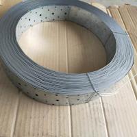 China Hot Dip Galvanized Perforated Strapping Band 30 Meters per Roll for Prefabricated House Reinforcement for sale