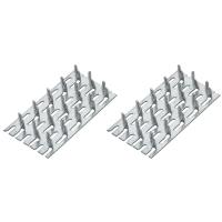 China Galvanized Steel Truss Plate with Pronged Nail Teeth for 2''L x 4''W Wood Connector for sale