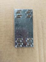 China Galvanized Steel Truss Plate with Pronged Nail Teeth for Wood Stud Roof Truss Timber 2''L x 4''W for sale