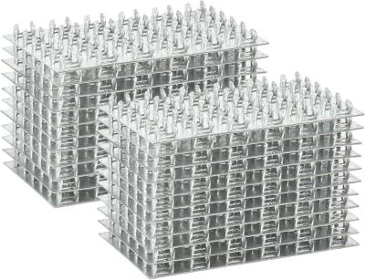 China Galvanized Steel Truss Plate with Pronged Nail Teeth for Wood Stud Roof Truss Timber 2''L x 4''W for sale