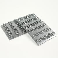 China Galvanized Steel Truss Plate with Pronged Nail Teeth for 2''L x 4''W Wood Timber Connections for sale