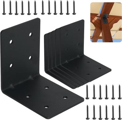 China Heavy Duty Carbon Steel Corner Bracket with 3mm Thickness for Sturdy Right Angle Support for sale