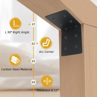 China Heavy Duty Carbon Steel Corner Bracket with 3mm Thickness for Sturdy Right Angle Support for sale