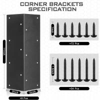 China Metal Raised Garden Bed Corner Brackets with Wood Screws for 20