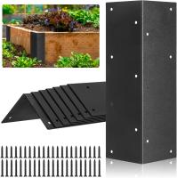 China Metal Raised Garden Bed Corner Brackets with Wood Screws for 20